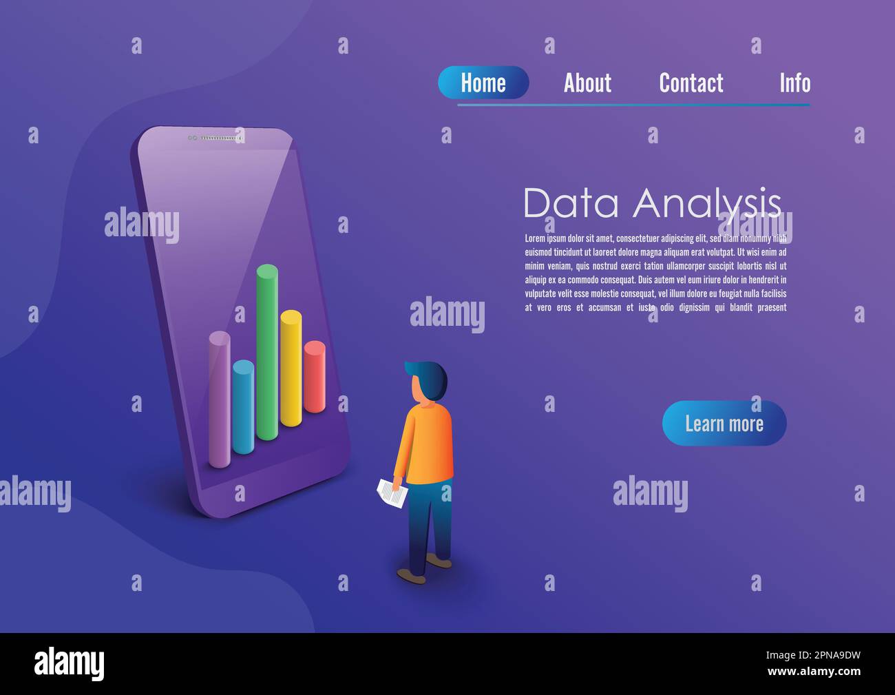 Market trends vector vectors hi-res stock photography and images - Alamy