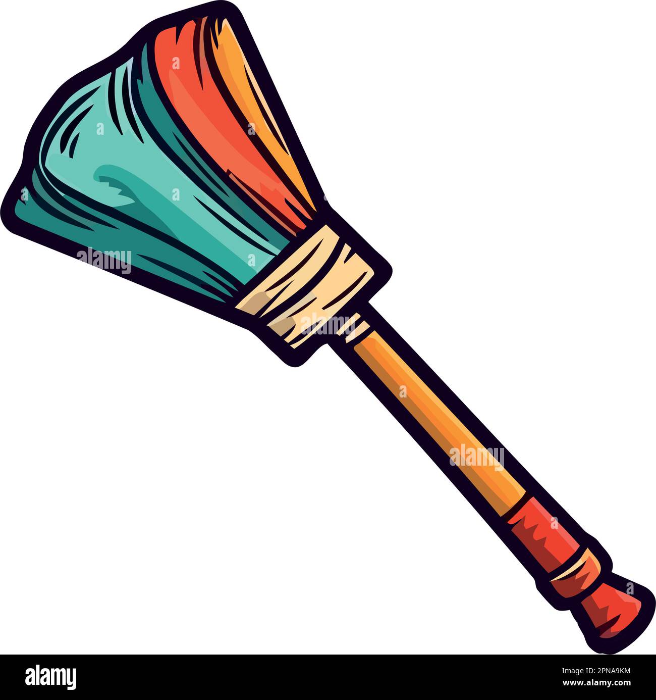 Feather broom Stock Vector Images - Alamy