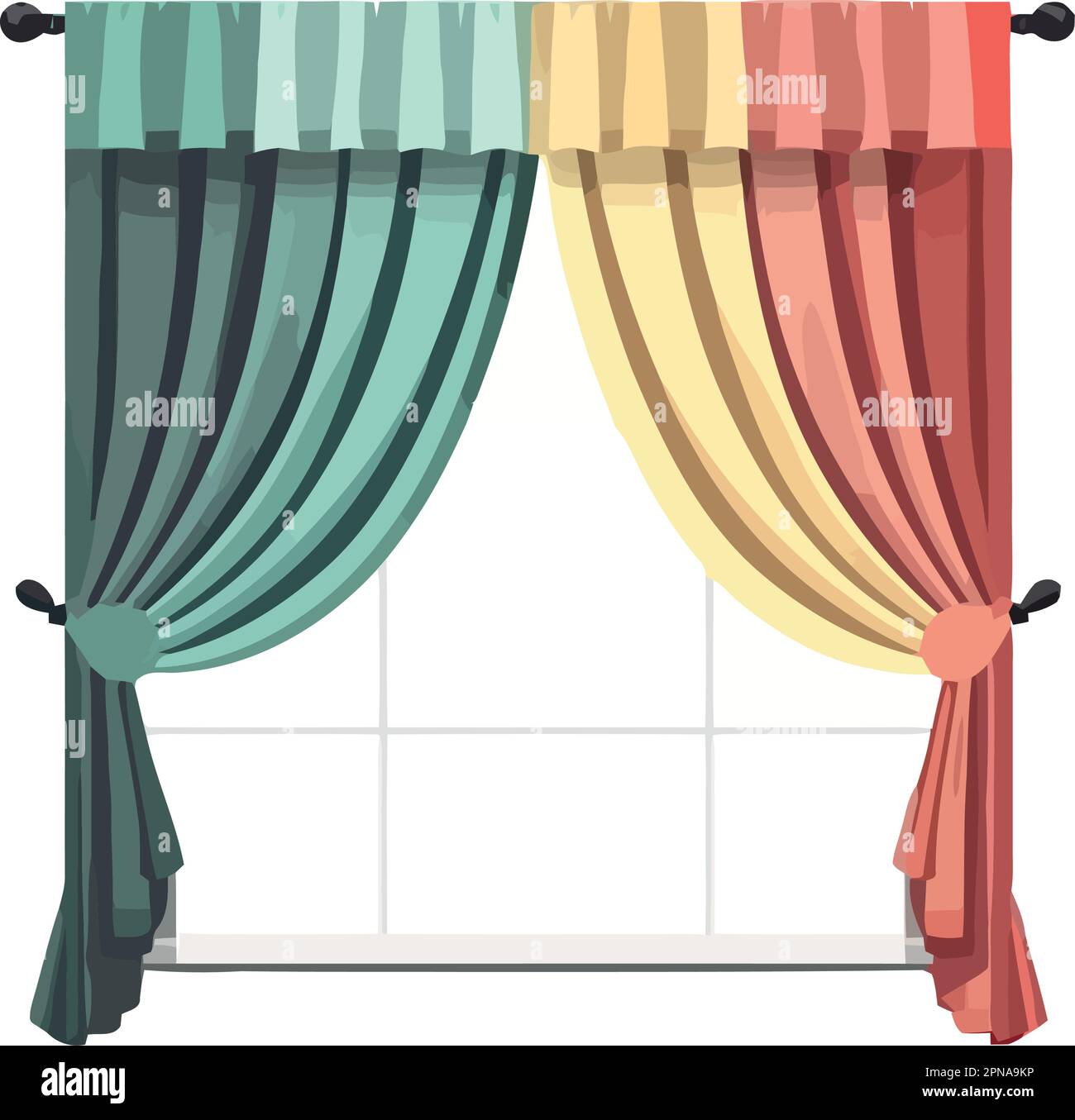 Elegant stage design with velvet curtains Stock Vector Image & Art - Alamy