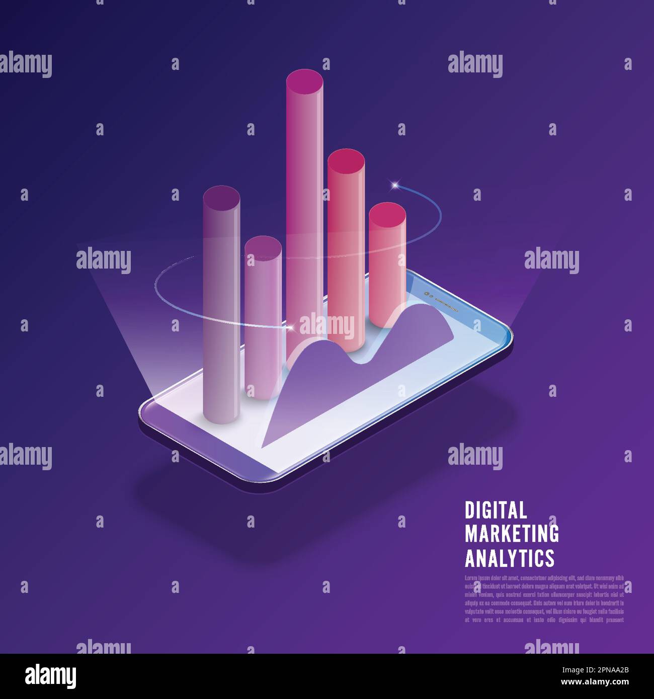Digital marketing analysis Stock Vector Images - Alamy