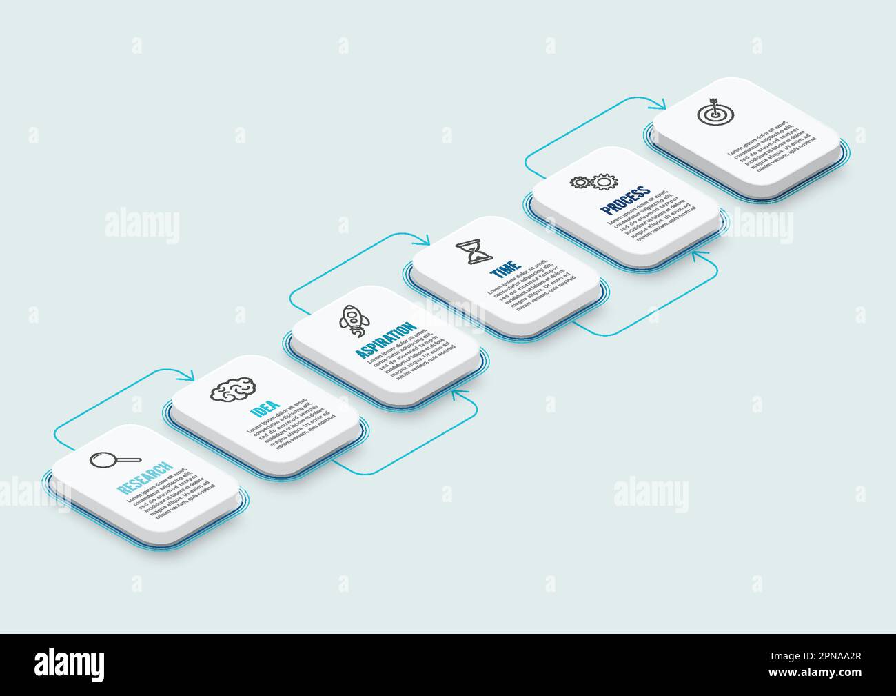 Isometric infographic template with icons and 6 options or steps. Infographics for business ...