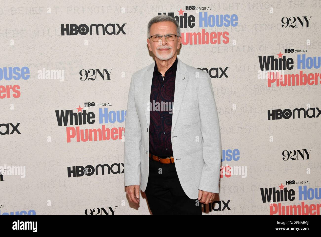 Tony Plana attends the premiere of HBO's "White House Plumbers" at the ...