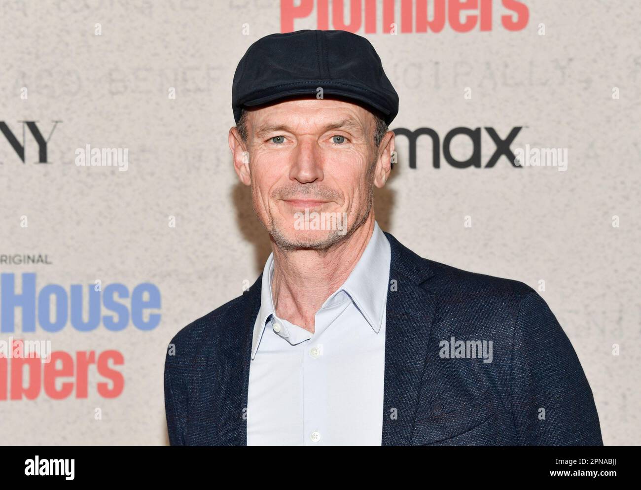 Toby Huss attends the premiere of HBO's "White House Plumbers" at the ...