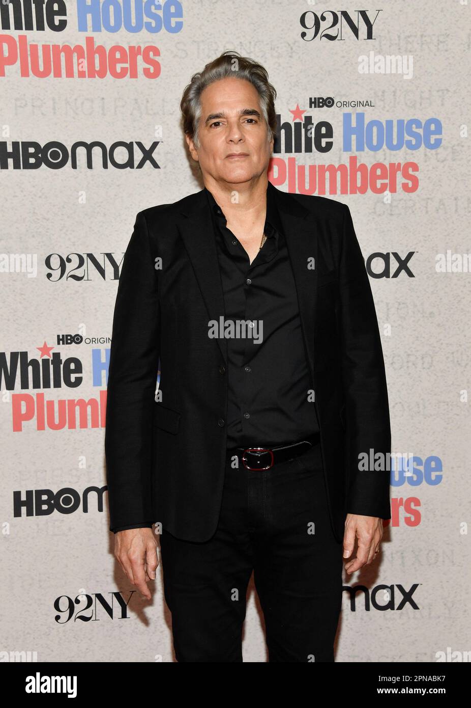 Yul Vazquez attends the premiere of HBO's "White House Plumbers" at the ...