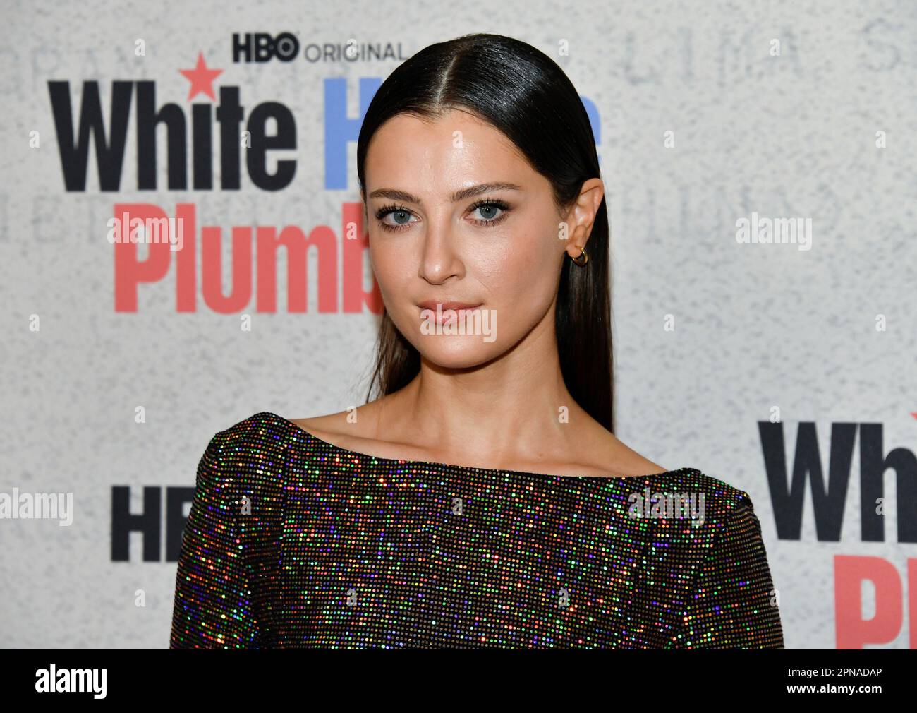 Zoe Levin attends the premiere of HBO's "White House Plumbers" at the ...