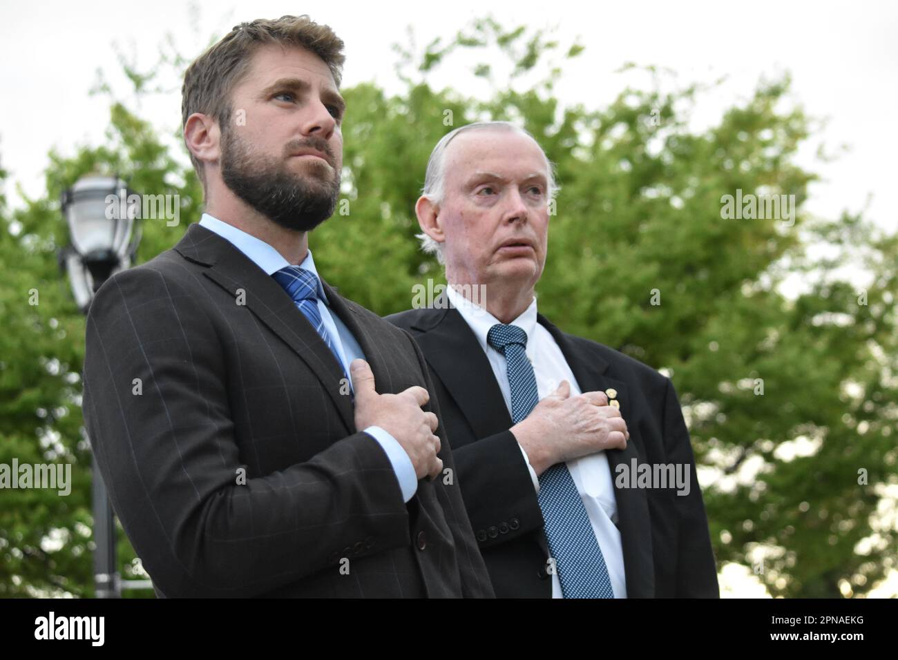 Fair Lawn, United States. 17th Apr, 2023. Fair Lawn Mayor Kurt Peluso ...