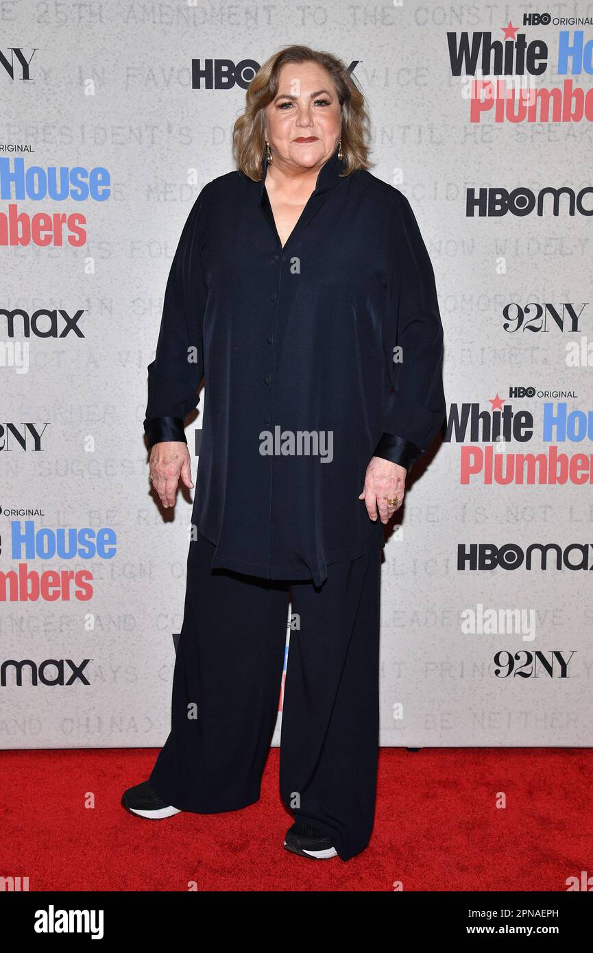 New York, USA. 17th Apr, 2023. Kathleen Turner attends HBO's ‘White House Plumbers' New York ...