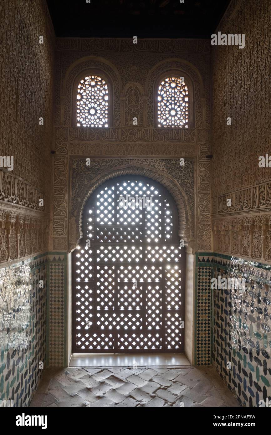 Room in the Alhambra, Granada, Andalusia, Spain Stock Photo - Alamy