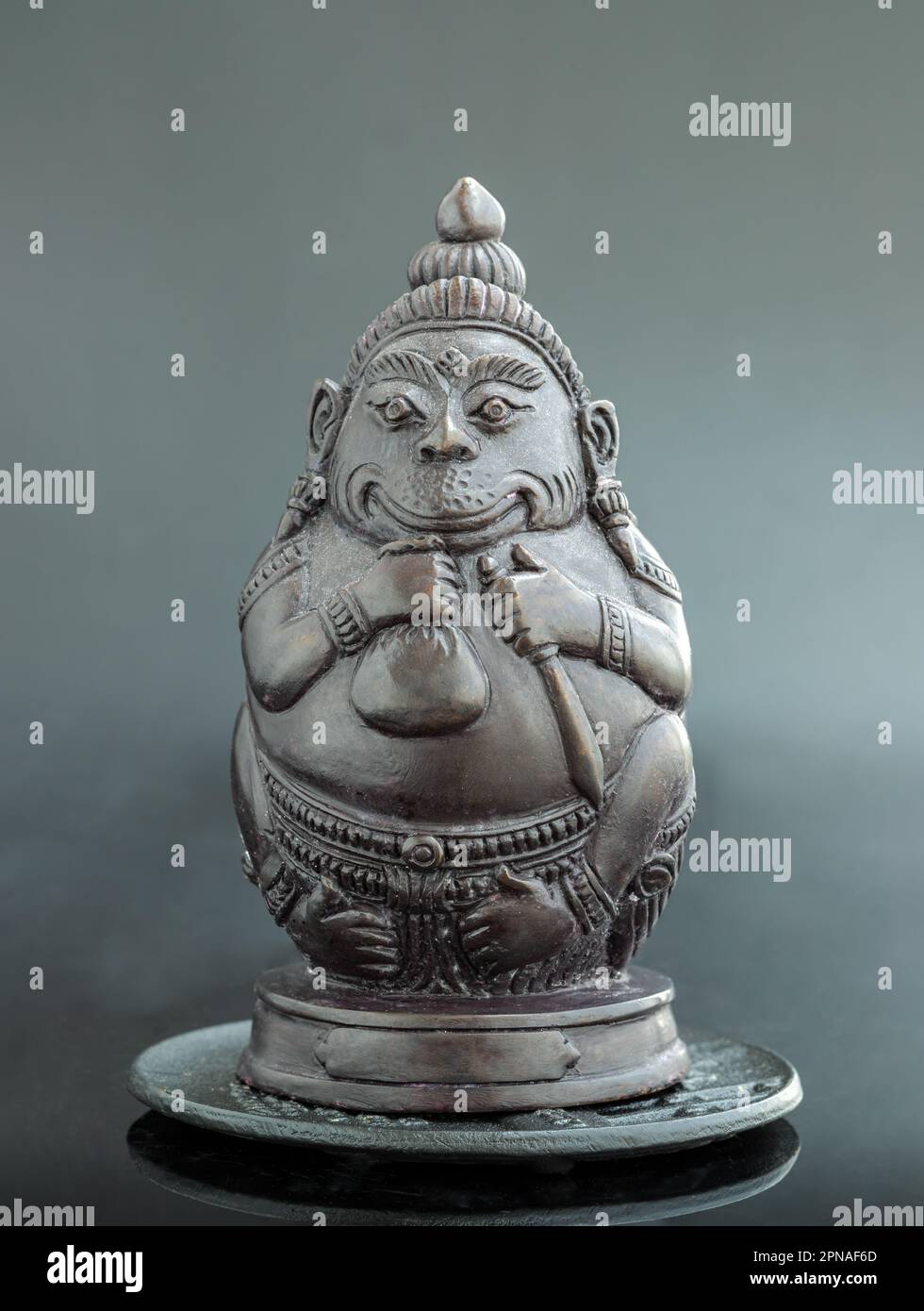 Figurine of Phali, (The Unbeatable Money King) Sculpture Statue on Dark ...