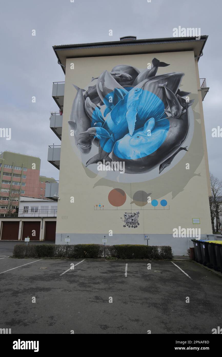 Mural Cluster No. 3 by artist group 3Steps, Kai Krieger, Joachim Pitt ...