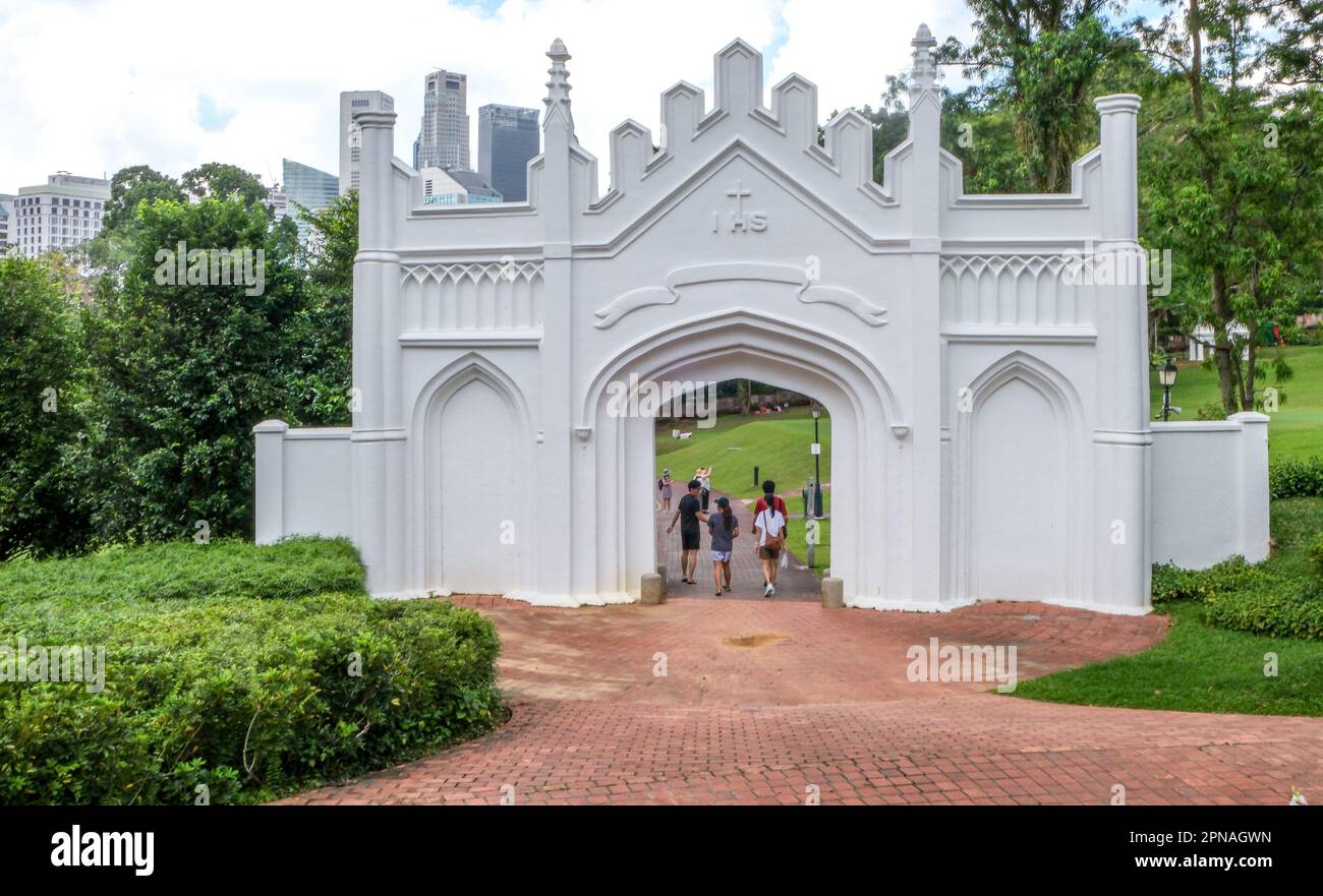 Gate fort canning in singapore hi-res stock photography and images - Alamy