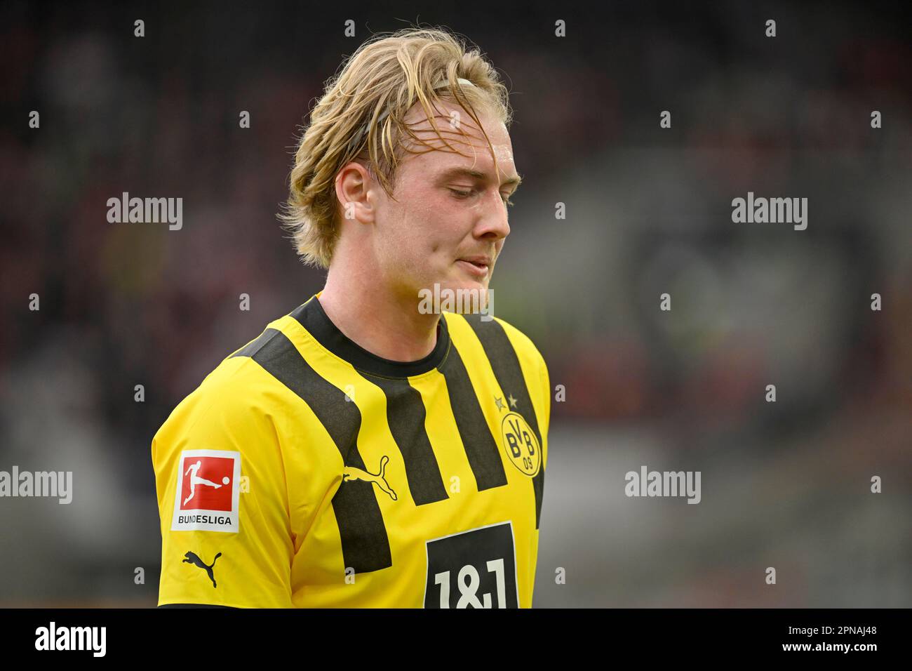 Portrait Julian Brandt Borussia Dortmund BVB (19), disappointed ...
