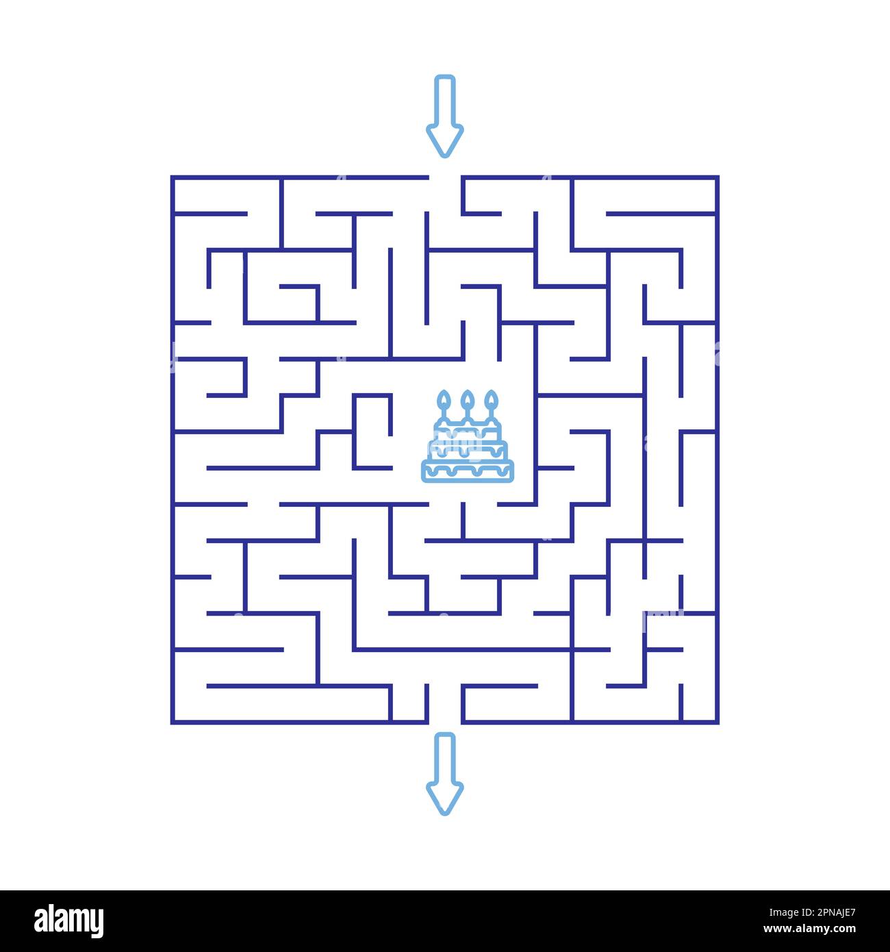 Children games. Square maze, labyrinth with different difficulty levels ...