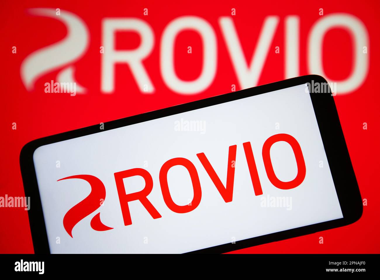 Ukraine. 17th Apr, 2023. In this photo illustration, Rovio ...