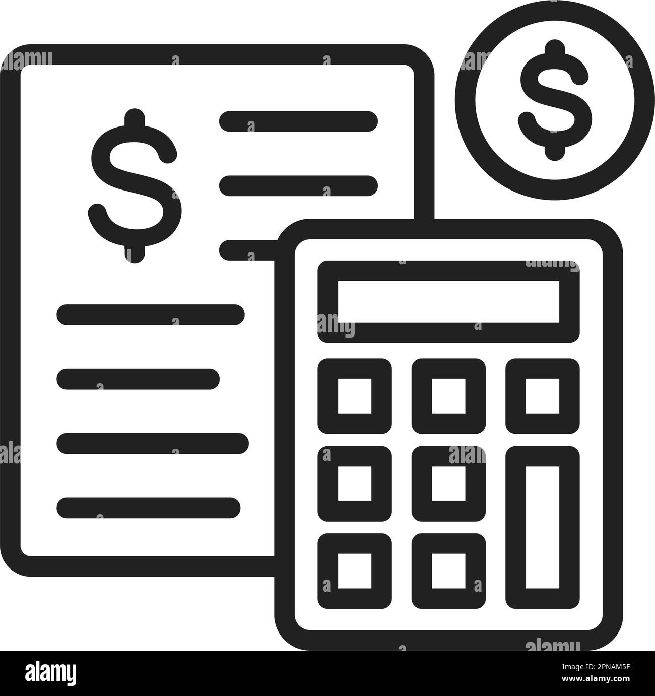 Budget icon vector image. Suitable for mobile apps, web apps and print ...