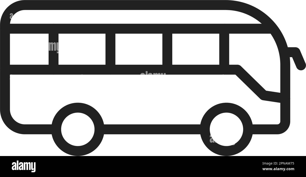Bus icon vector image. Suitable for mobile apps, web apps and print ...