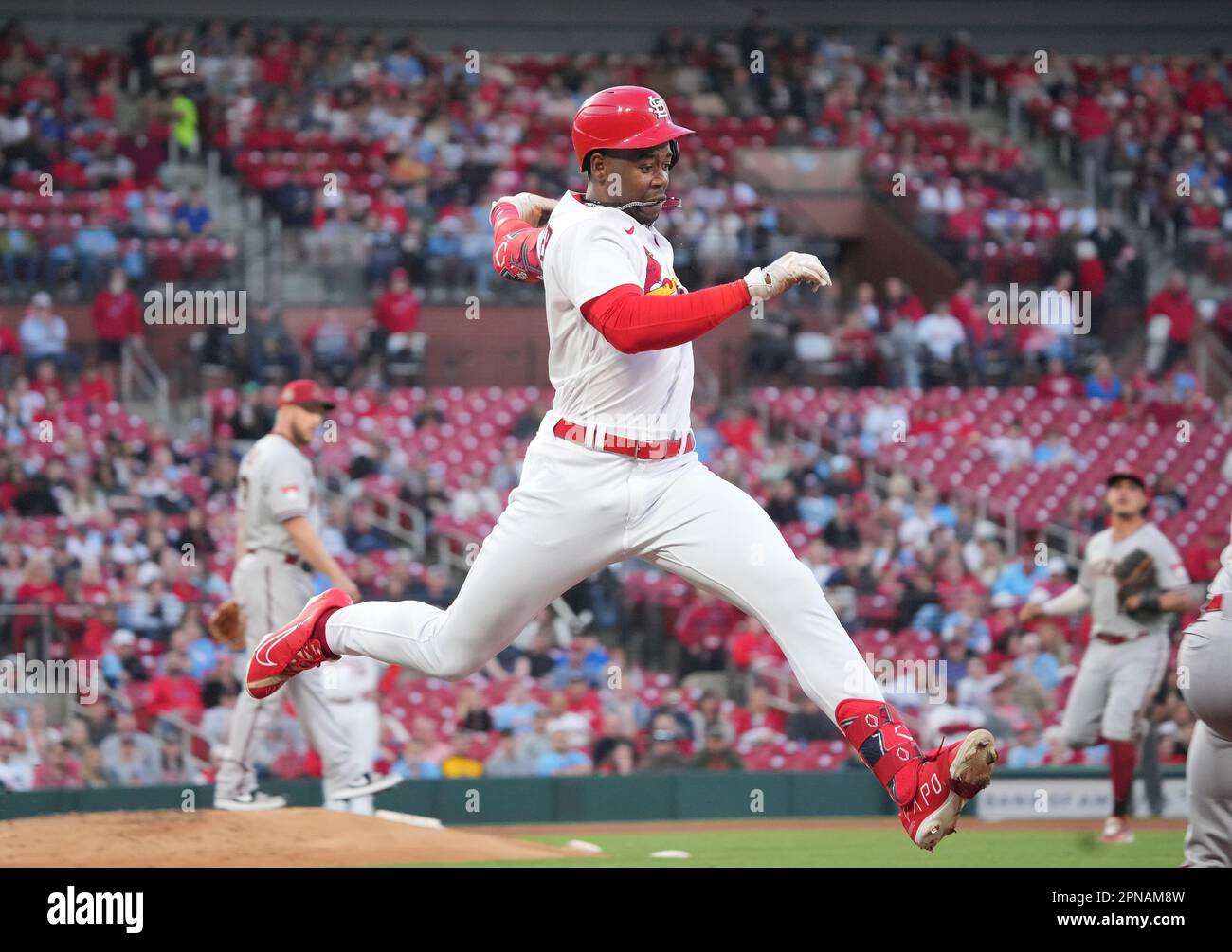 St. Louis, United States. 17th Apr, 2023. St. Louis Cardinals Jordan ...