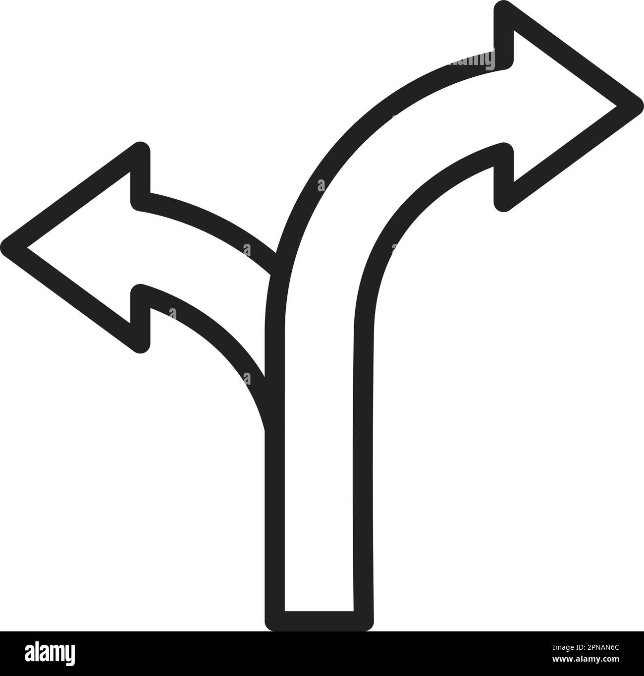 Business Path icon vector image. Suitable for mobile apps, web apps and ...