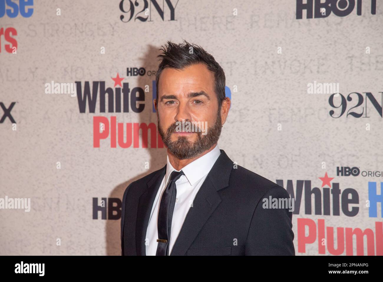 NEW YORK, NEW YORK - APRIL 17: Justin Theroux attends HBO's "White ...