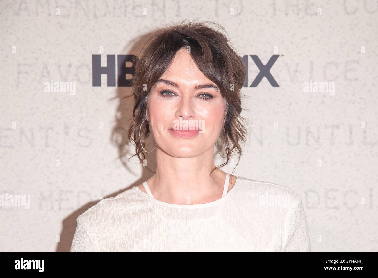 NEW YORK, NEW YORK - APRIL 17: Lena Headey attends HBO's "White House ...