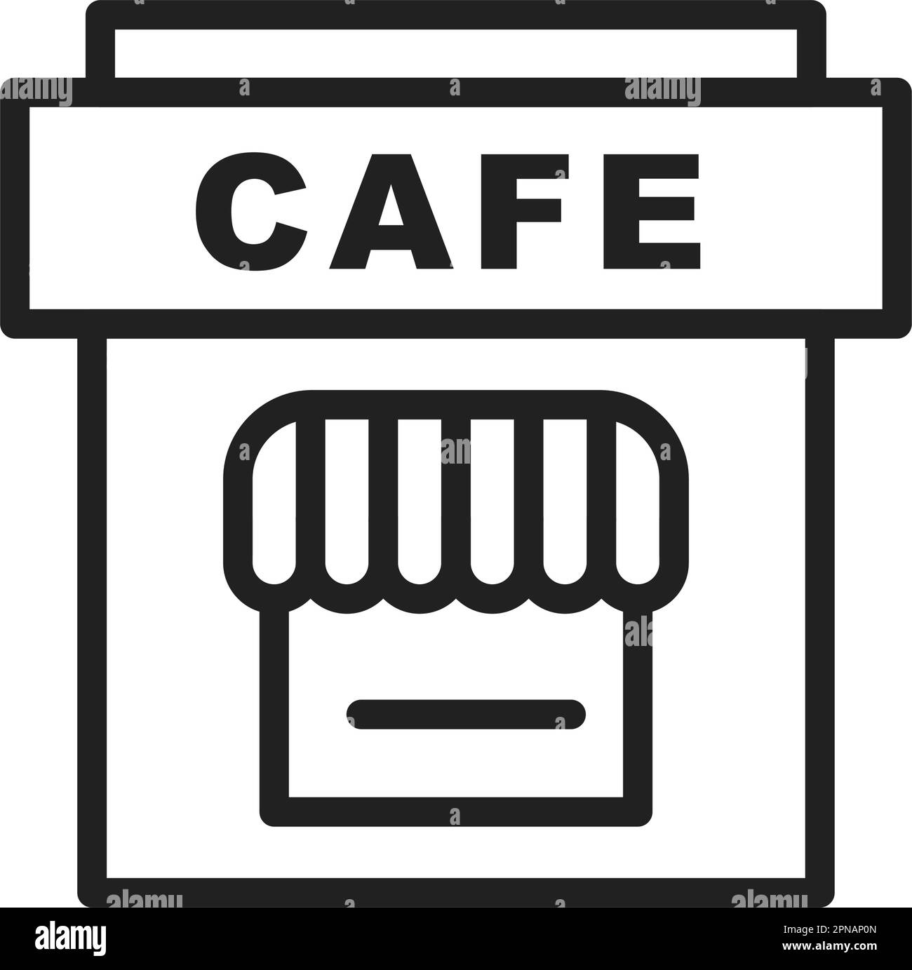 Cafe icon vector image. Suitable for mobile apps, web apps and print ...