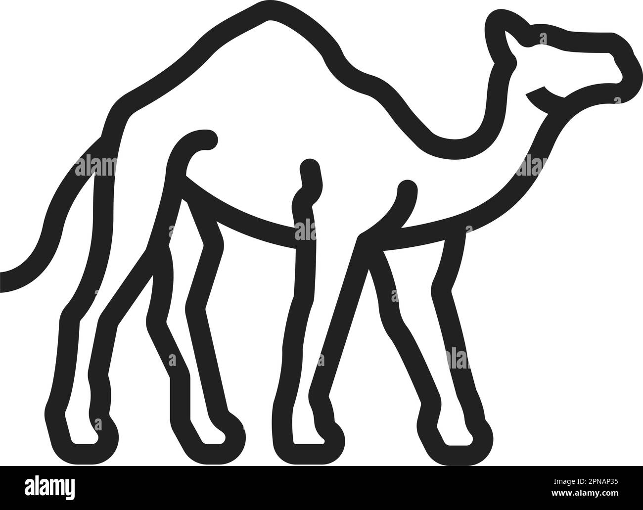 Camel icon vector image. Suitable for mobile apps, web apps and print ...