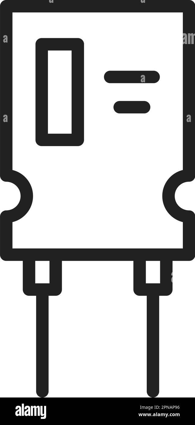 Capacitor symbol Black and White Stock Photos & Images - Alamy