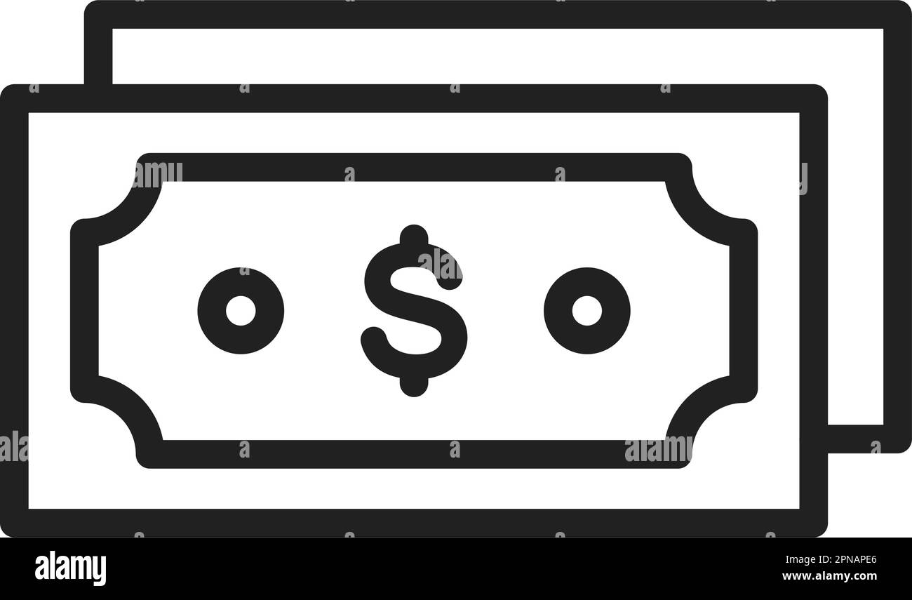 Cash icon vector image. Suitable for mobile apps, web apps and print ...