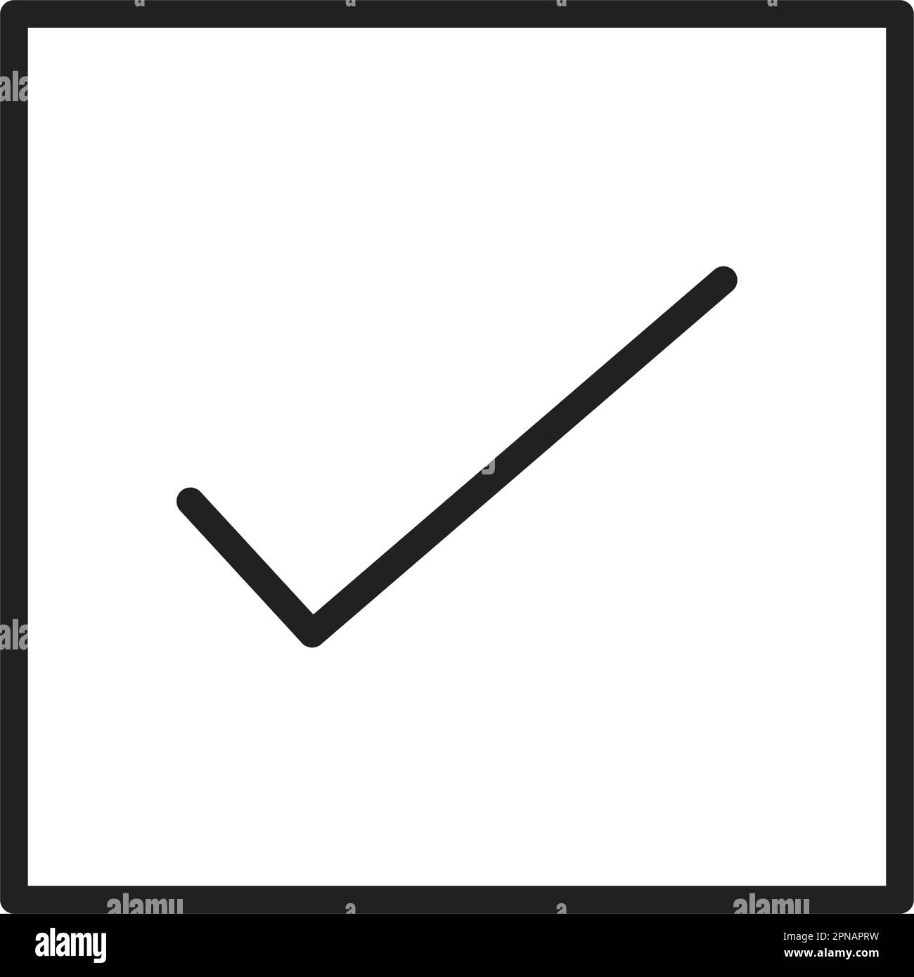 Check Box with Check icon vector image. Suitable for mobile apps, web apps and print media Stock ...