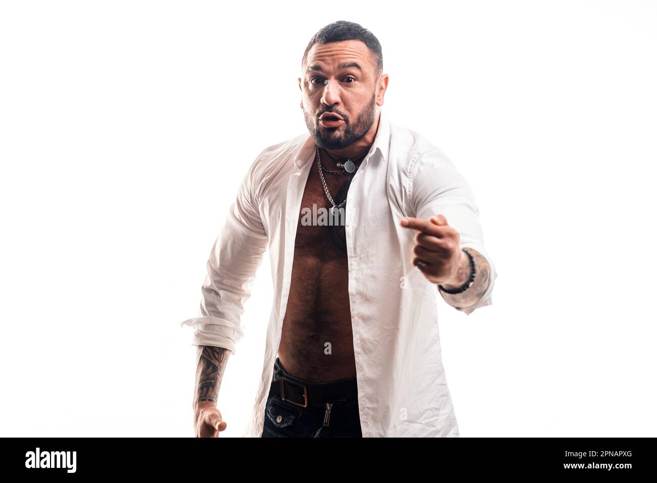 Angry man, upset guy. Screaming, hate, rage. Pensive man feeling ...