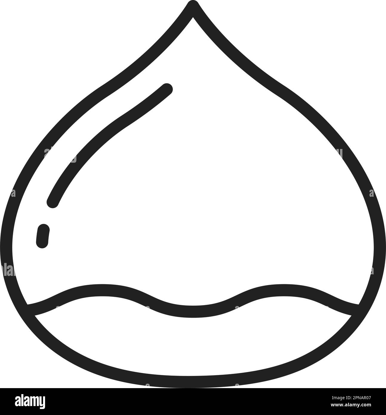 Chestnut icon vector image. Suitable for mobile apps, web apps and ...