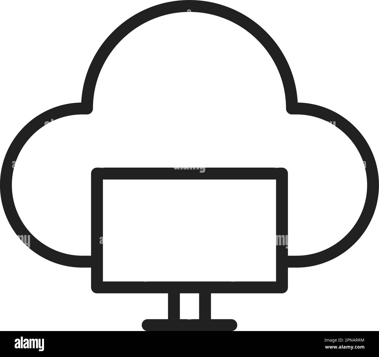 Cloud System icon vector image. Suitable for mobile apps, web apps and print media Stock Vector ...