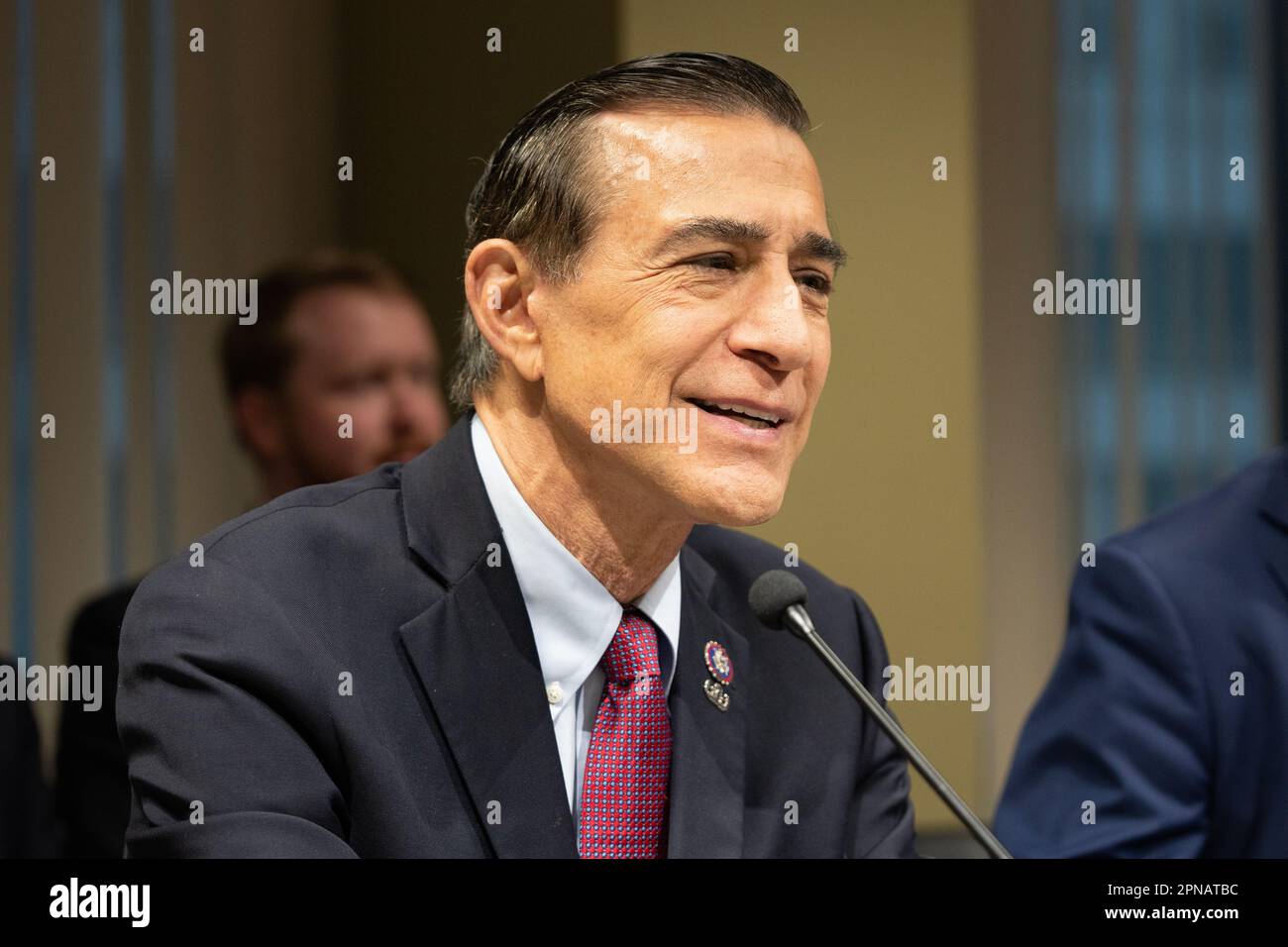 Congressman Darrell Issa (R) speaks during House Judiciary Committee ...