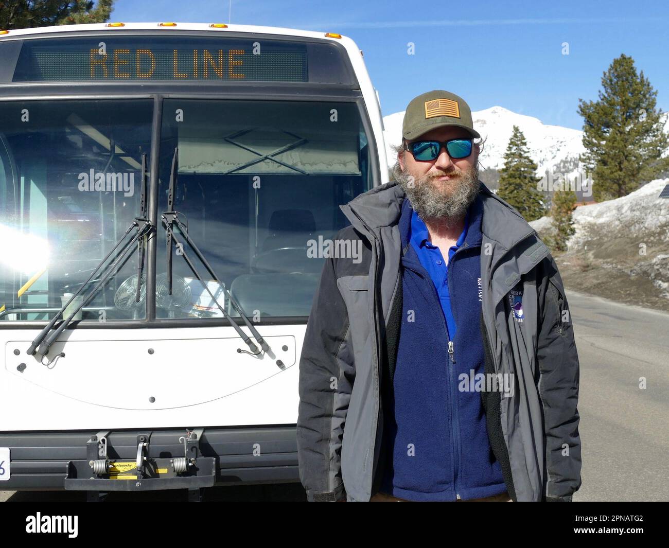 Mammoth, USA. 11th Apr, 2023. Interviewee Maximilian Laue (Berlin ...