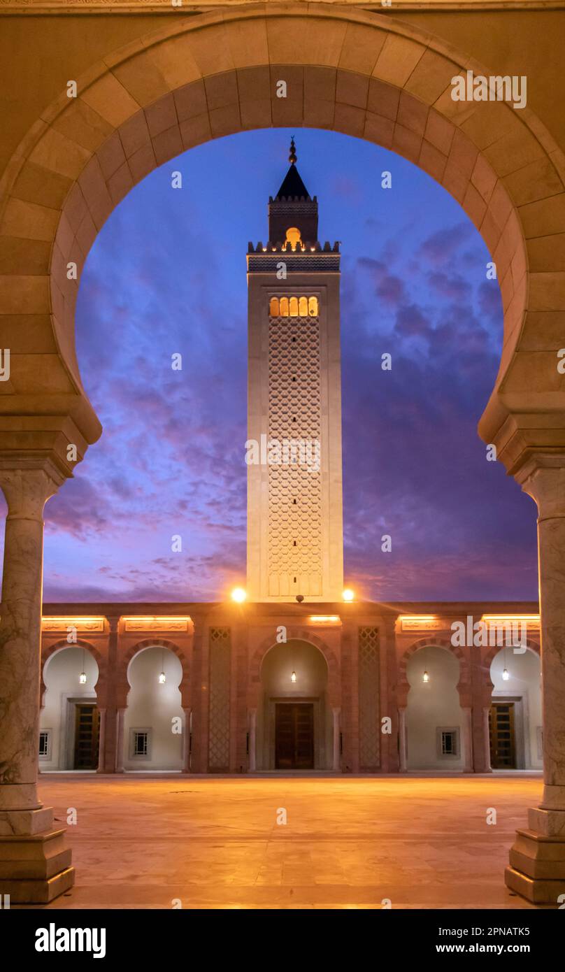 Malik ibn Anas Mosque: A Historic Mosque in Carthage, Tunisia Stock ...