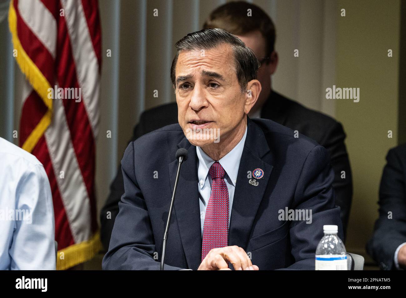 Congressman Darrell Issa (R) speaks during House Judiciary Committee ...