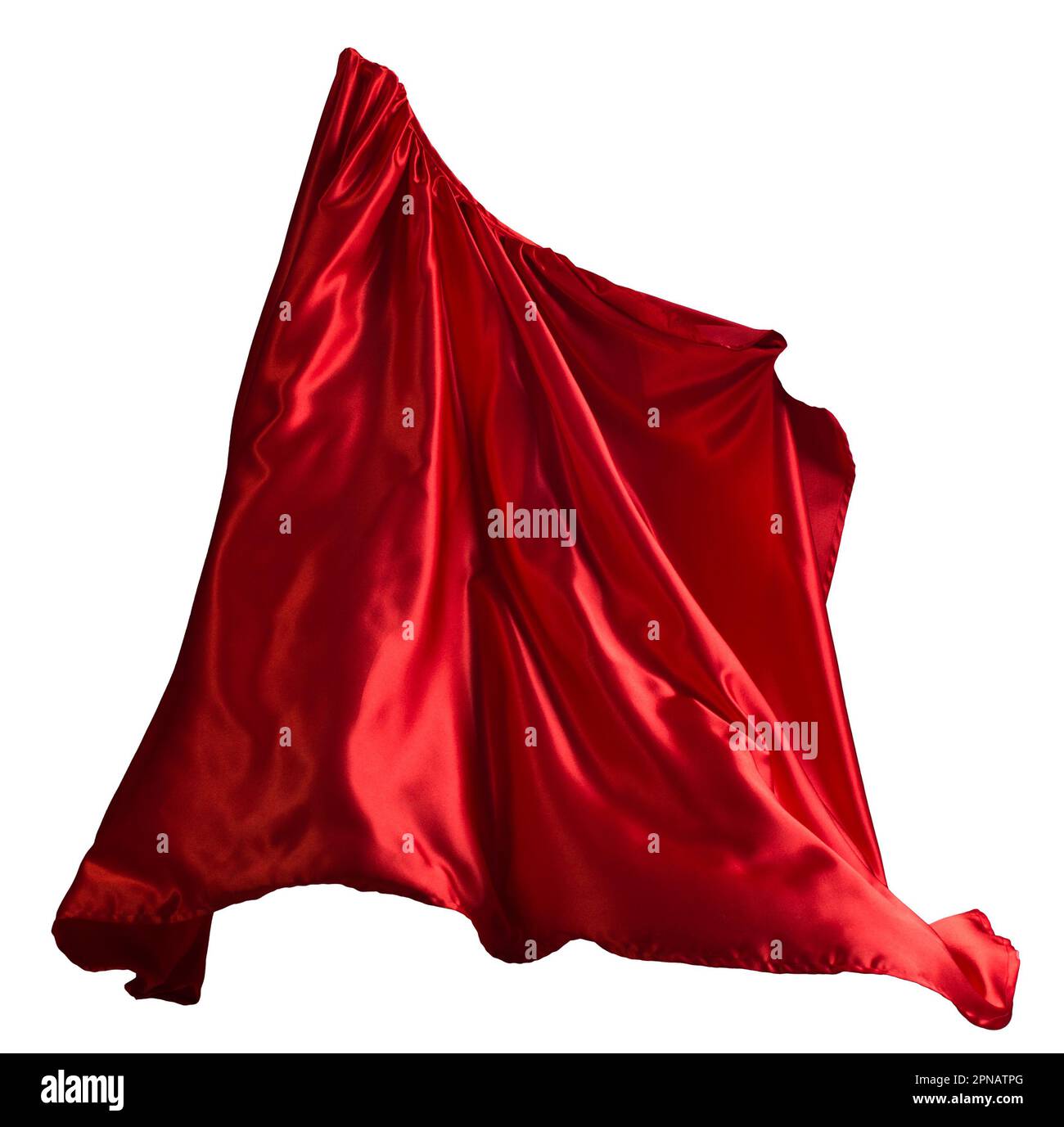 Red cloth flutters Stock Photo - Alamy