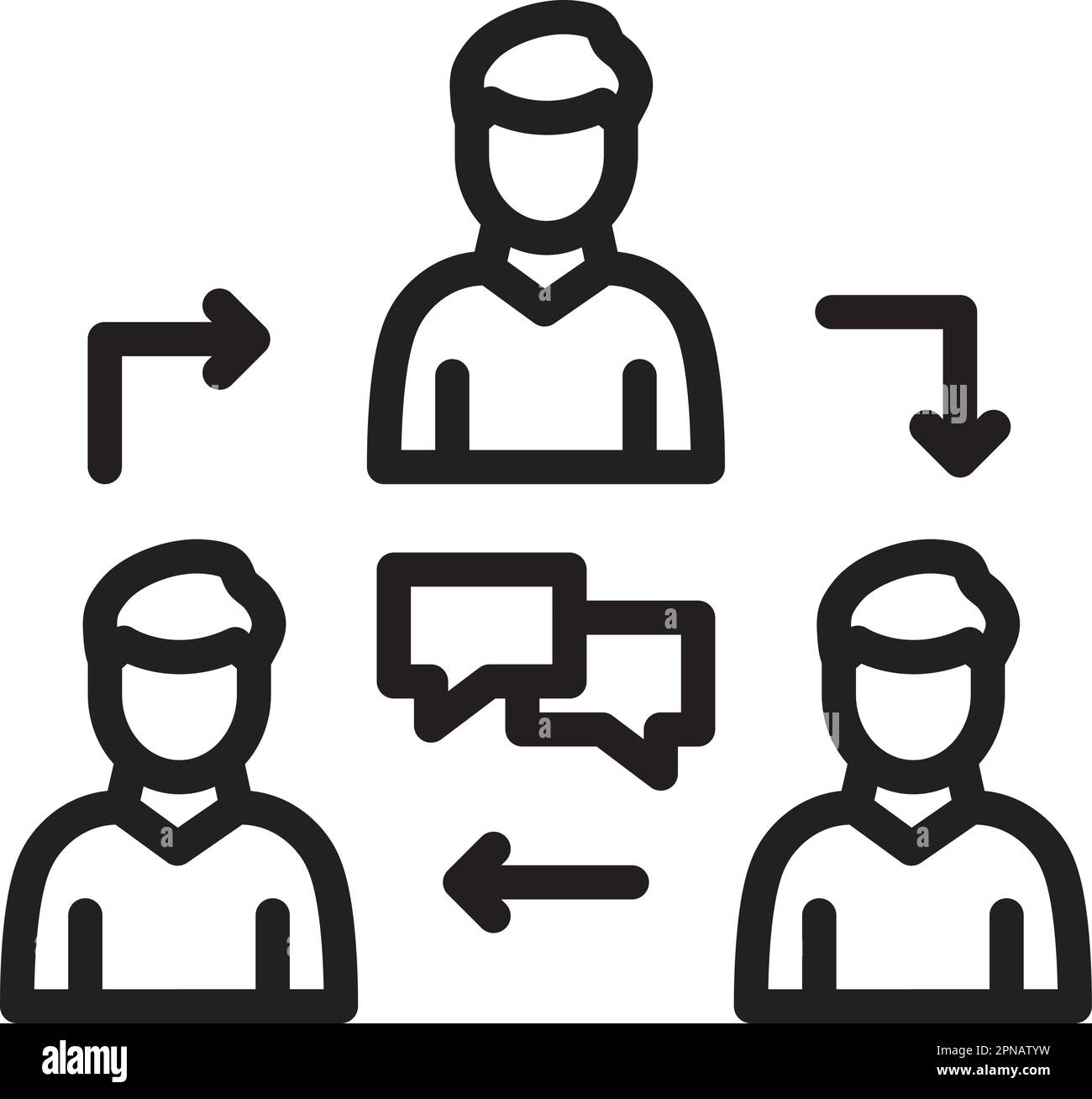 Community icon vector image. Suitable for mobile apps, web apps and ...