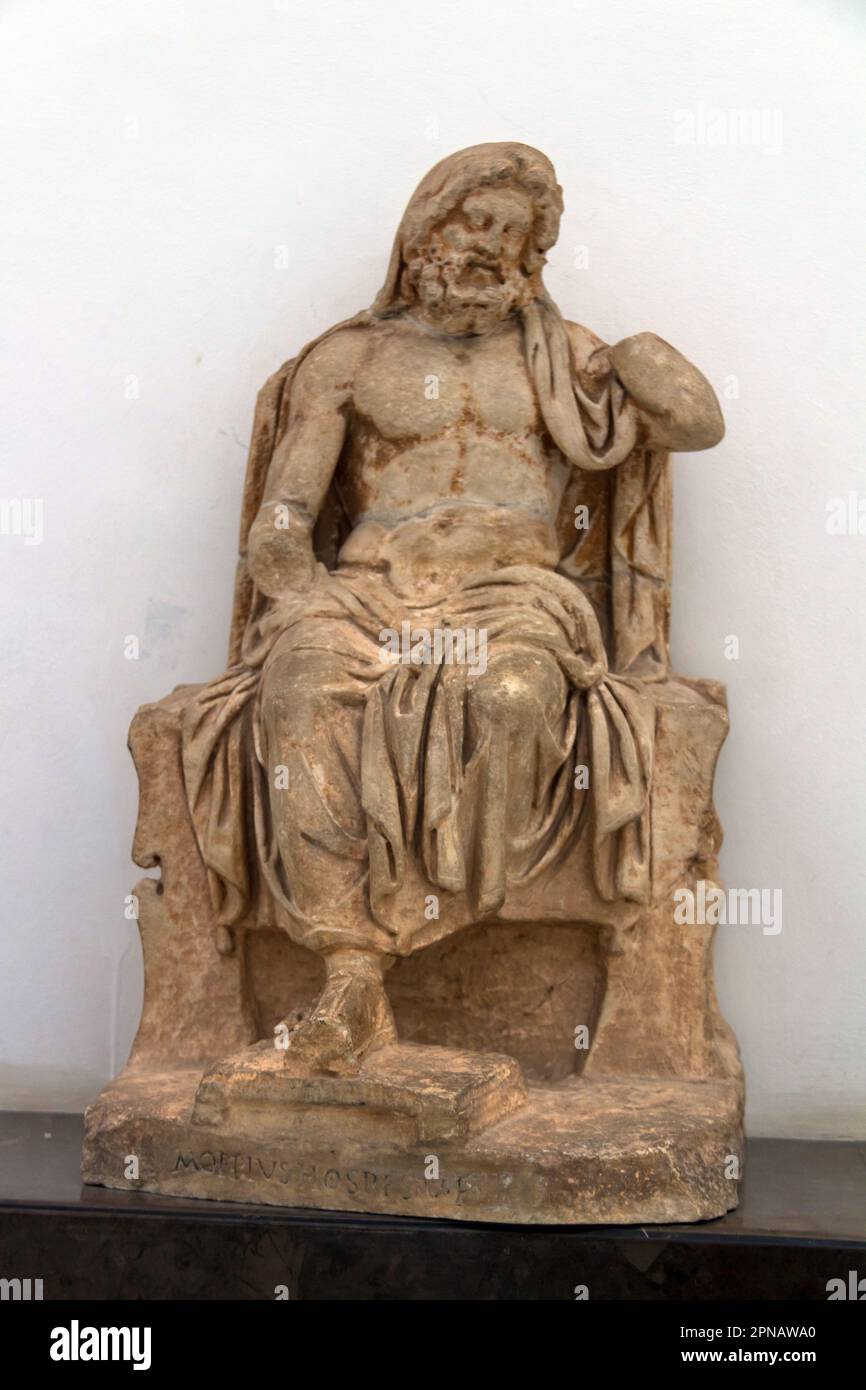 Ancient Carthaginian Statue at the Bardo National Museum, Tunis ...