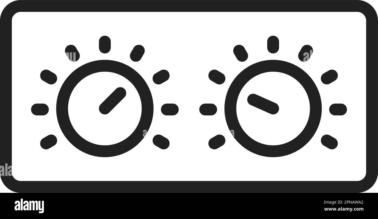 Control Knobs icon vector image. Suitable for mobile apps, web apps and print media Stock Vector ...