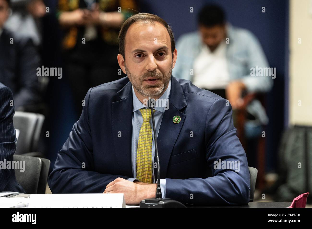 Congressman Lance Gooden (R) speaks during House Judiciary Committee ...