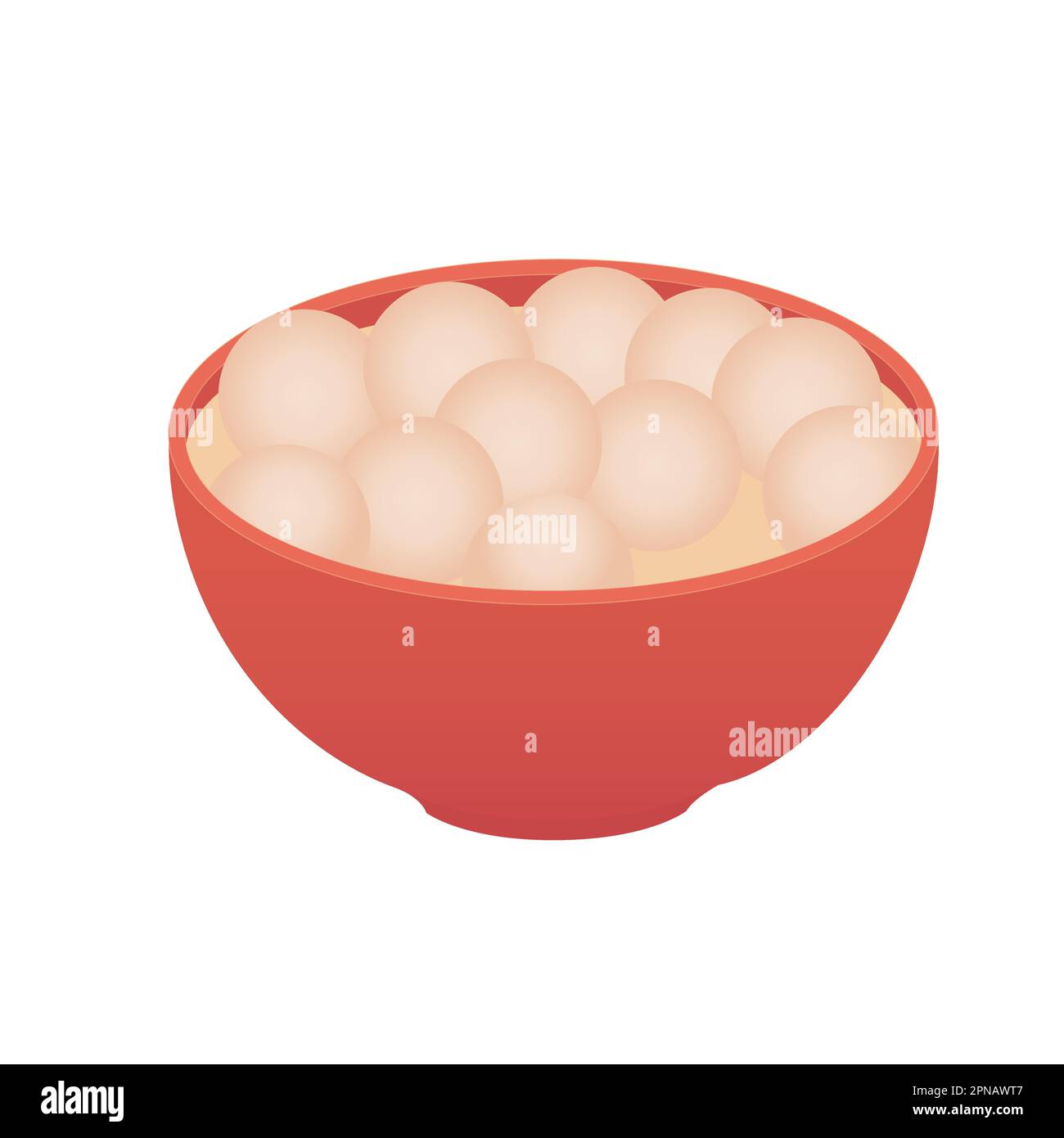 Vector material a bowl of soup round Stock Vector Image & Art - Alamy