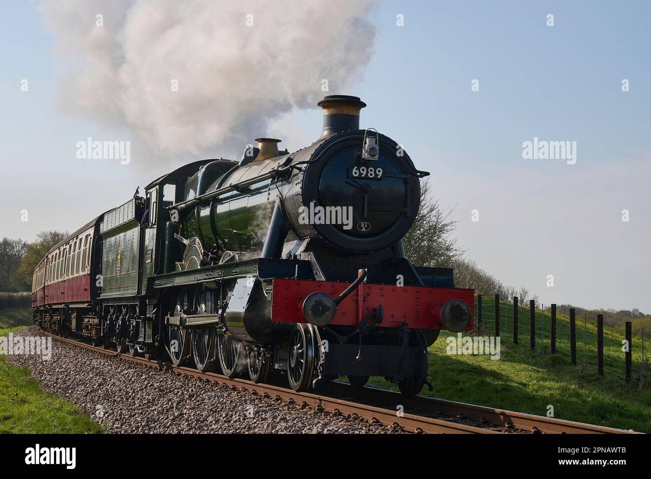 Hall class steam locomotive hi-res stock photography and images - Alamy