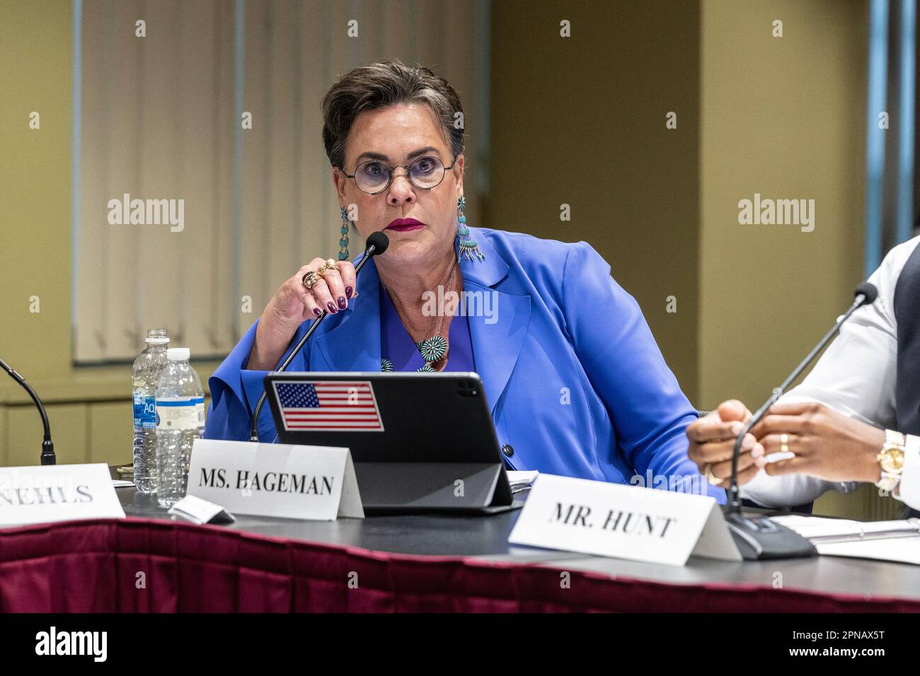 Congresswoman Harriet Hageman (R) speaks during House Judiciary ...