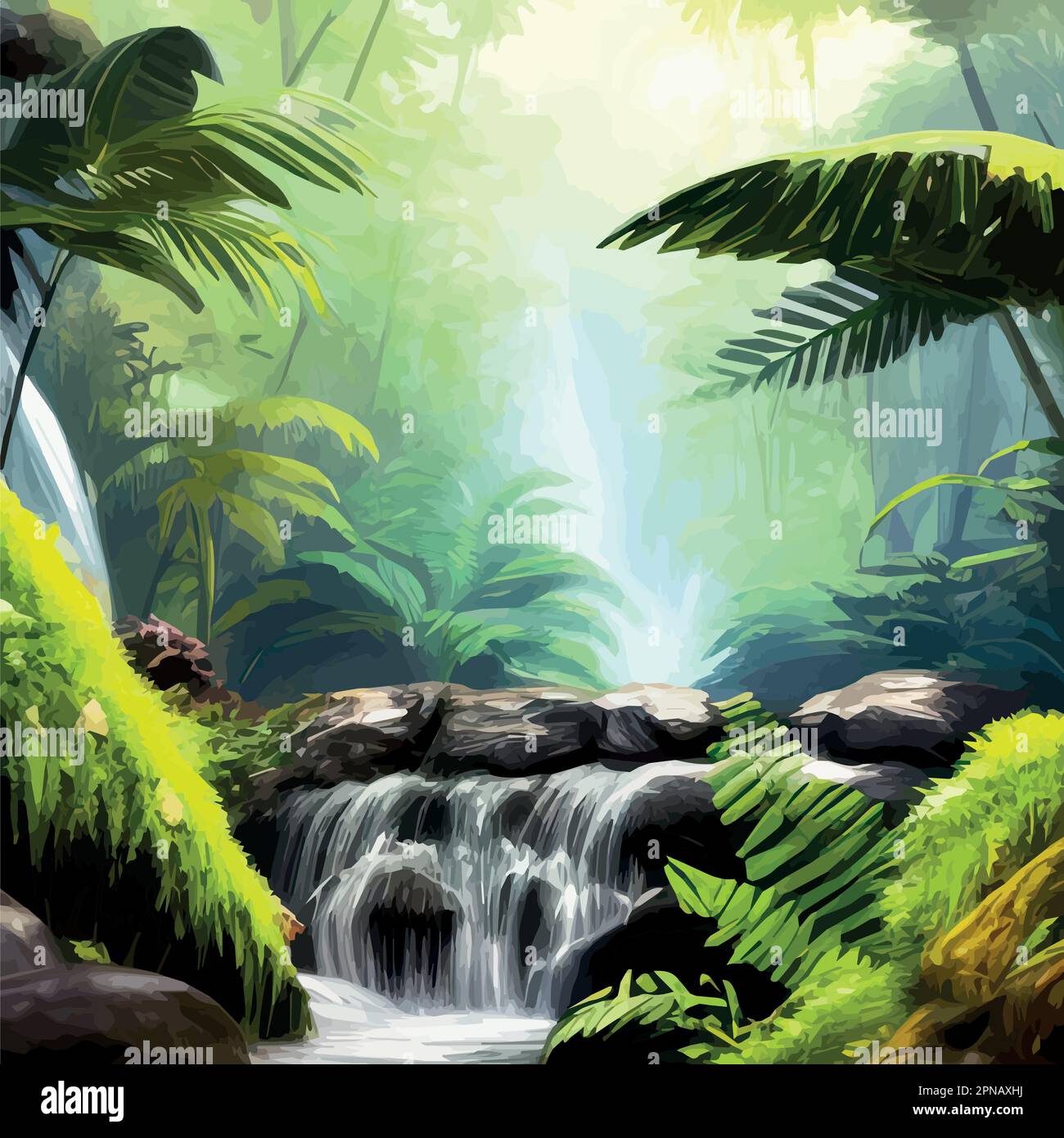 Plants between Stock Vector Images - Alamy