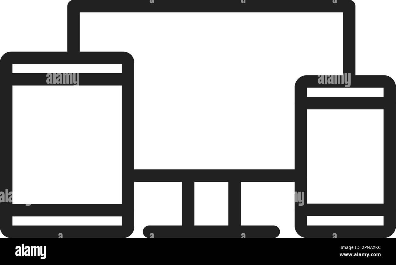 Devices icon vector image. Suitable for mobile apps, web apps and print media Stock Vector Image ...