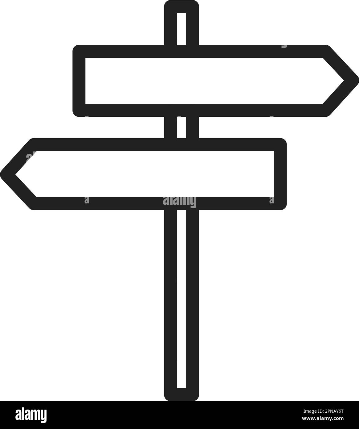 Direction sign board Black and White Stock Photos & Images - Alamy