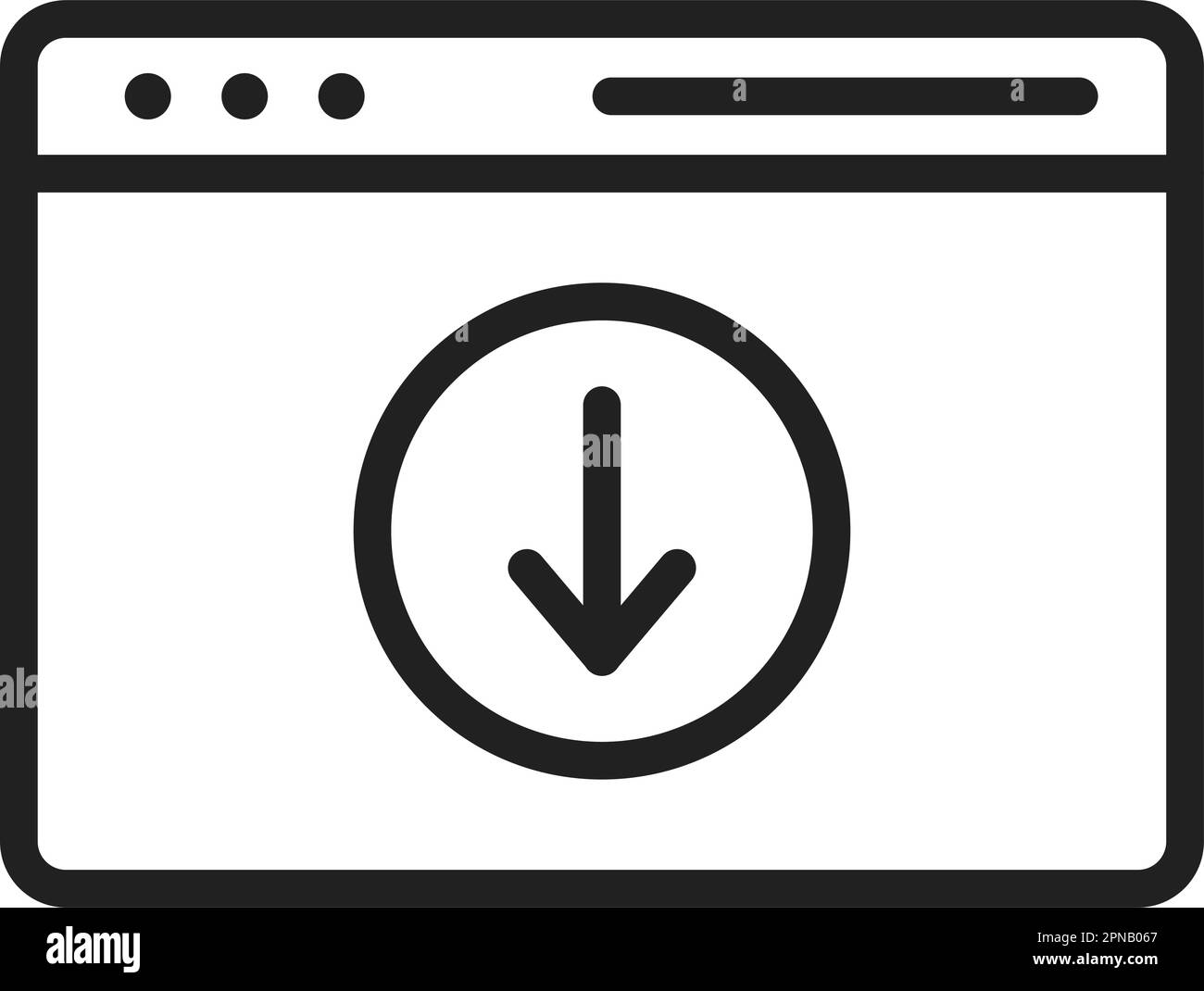 Download Webpage icon vector image. Suitable for mobile apps, web apps ...