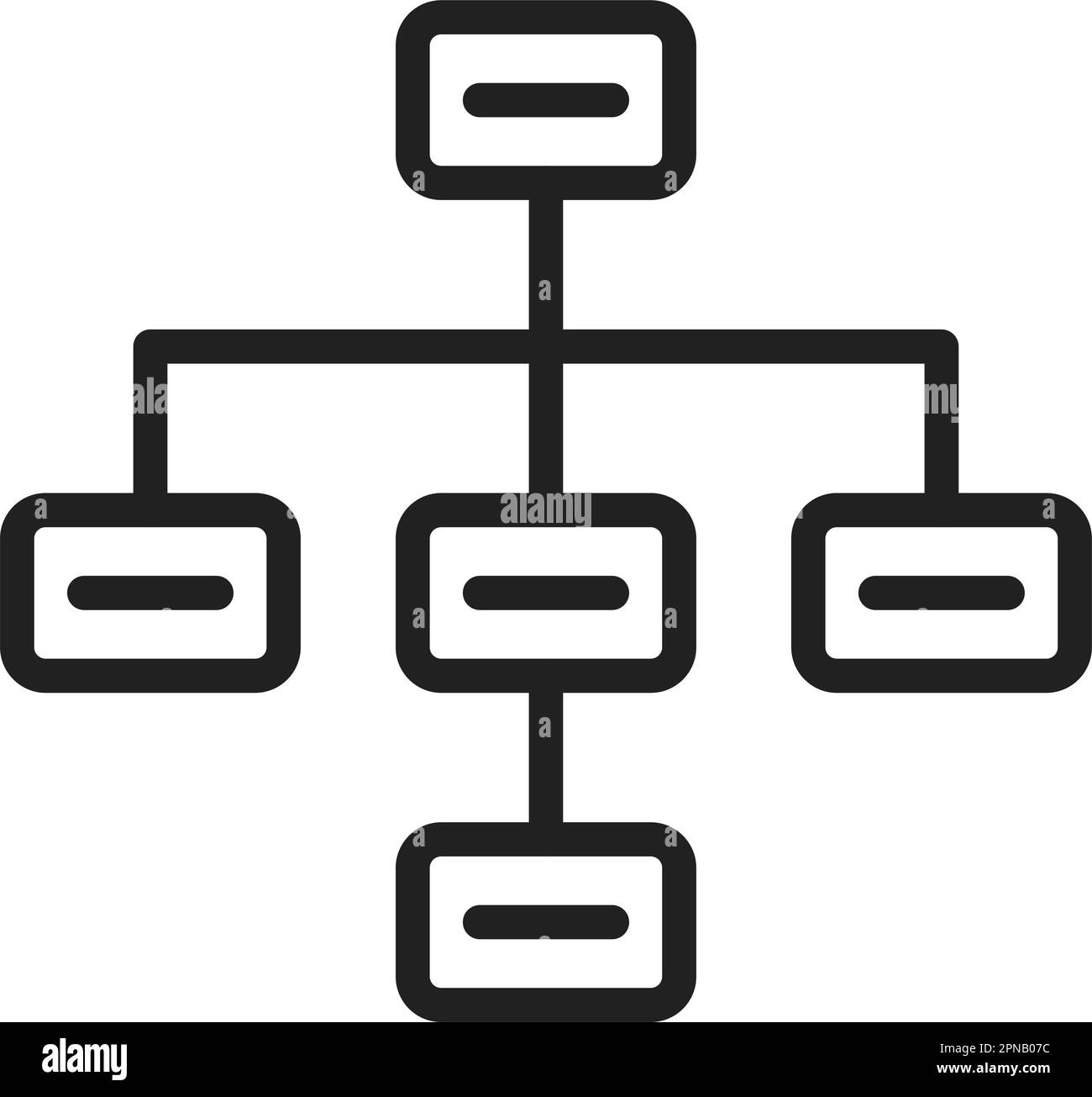 Draw Hierarchy icon vector image. Suitable for mobile apps, web apps and print media Stock ...