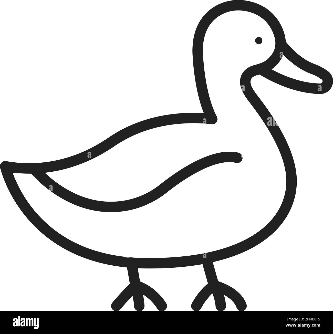 Duck Icon Vector Image Suitable For Mobile Apps Web Apps And Print Media Stock Vector Image